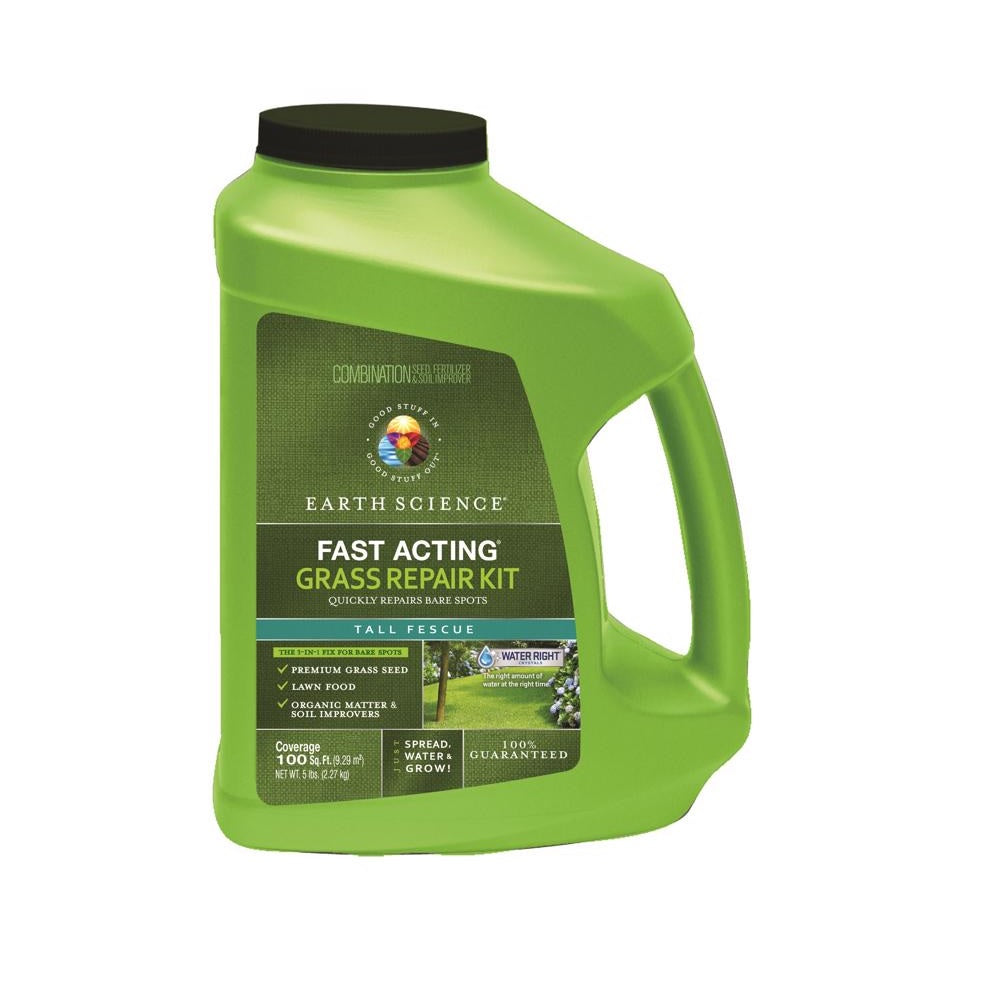 Earth Science 12315-6 Fast Acting Grass Repair Kit, 5 Lbs — LIfe and Home