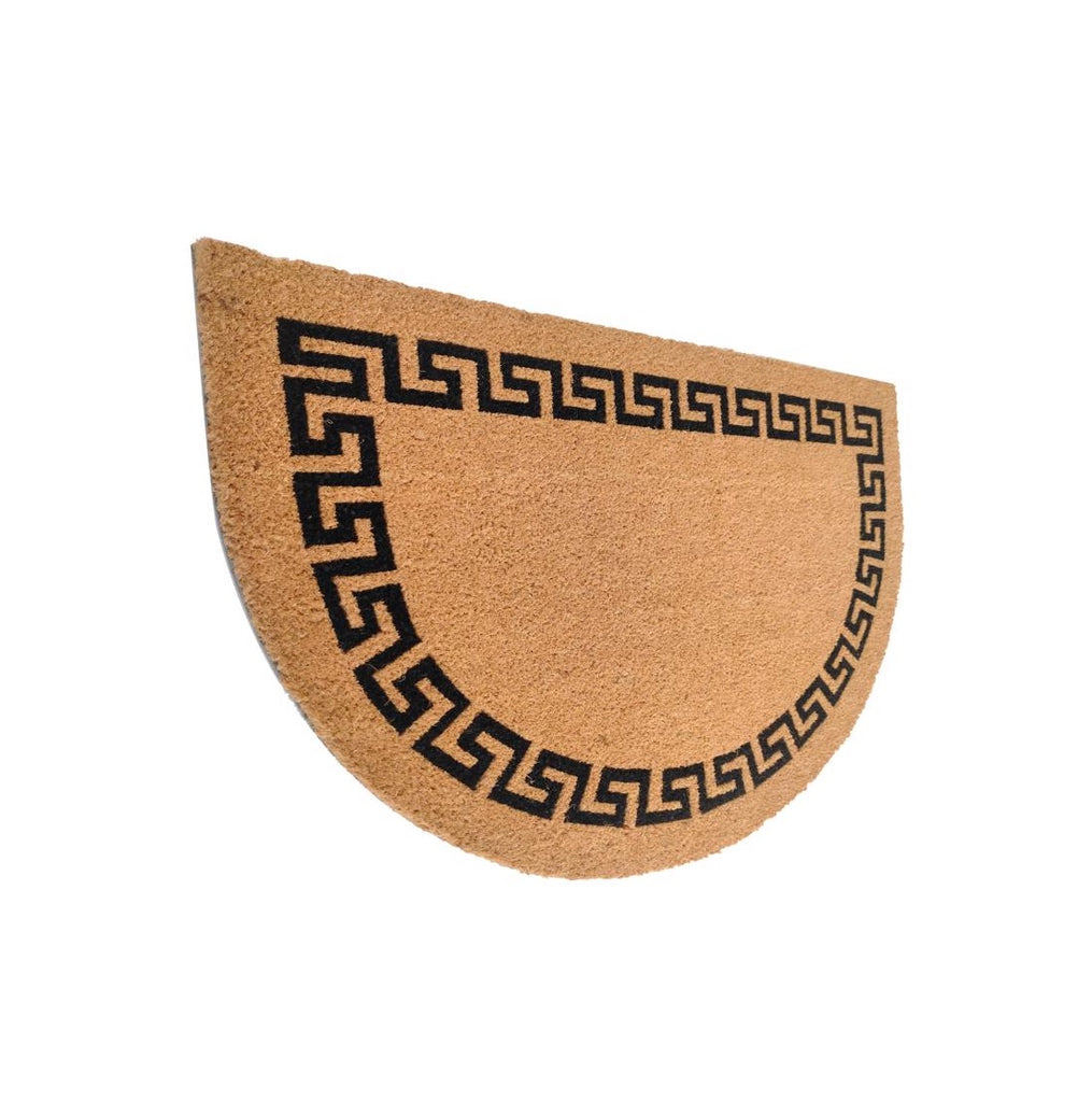 First Concept FC-72019 Greek Key Door Mat, Black/Brown — LIfe and Home