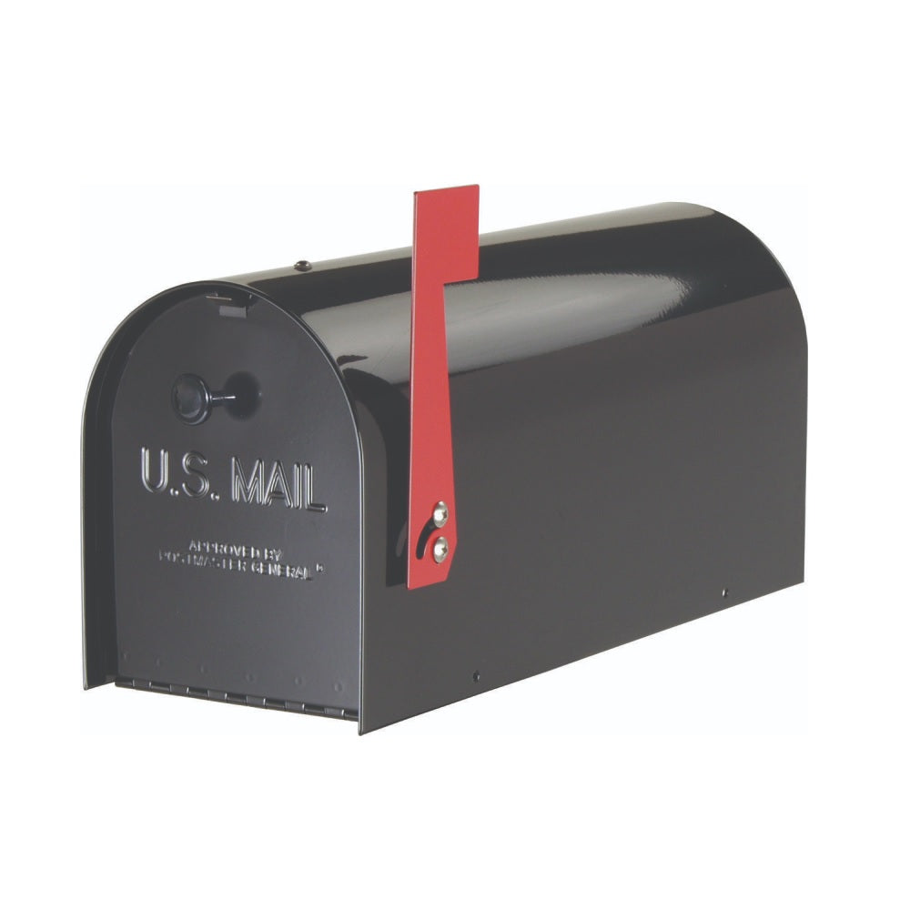 Gibraltar Mailboxes MB801BAM Rural Mailbox, Black — LIfe and Home