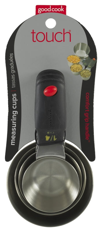 Good Cook 20408 Touch 4-Piece Measuring Cup Set, Stainless Steel — LIfe ...