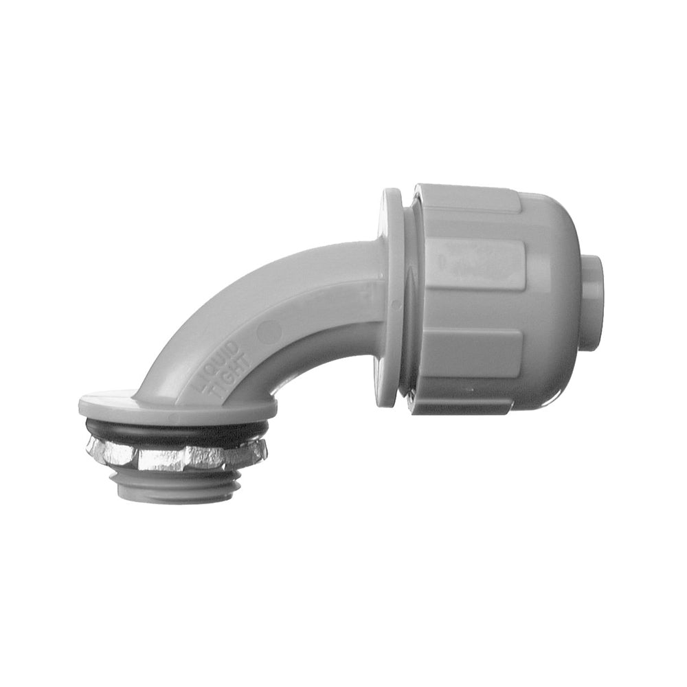Halex 97693 Liquid Tight 90 Degree Conduit Connector, 1 In — LIfe and Home