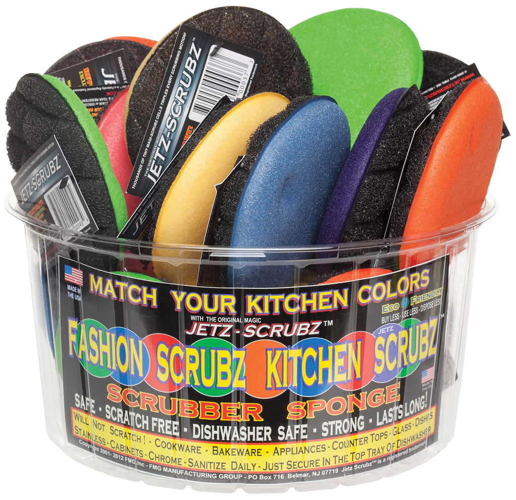 Jetz Scrubz J22ASTPRO Round Fashion Scrubz, Assorted Colors — LIfe and Home