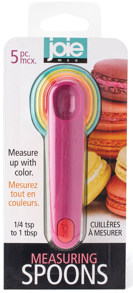 Joie MSC 26799 Measuring Spoons, Assorted Colors — LIfe and Home