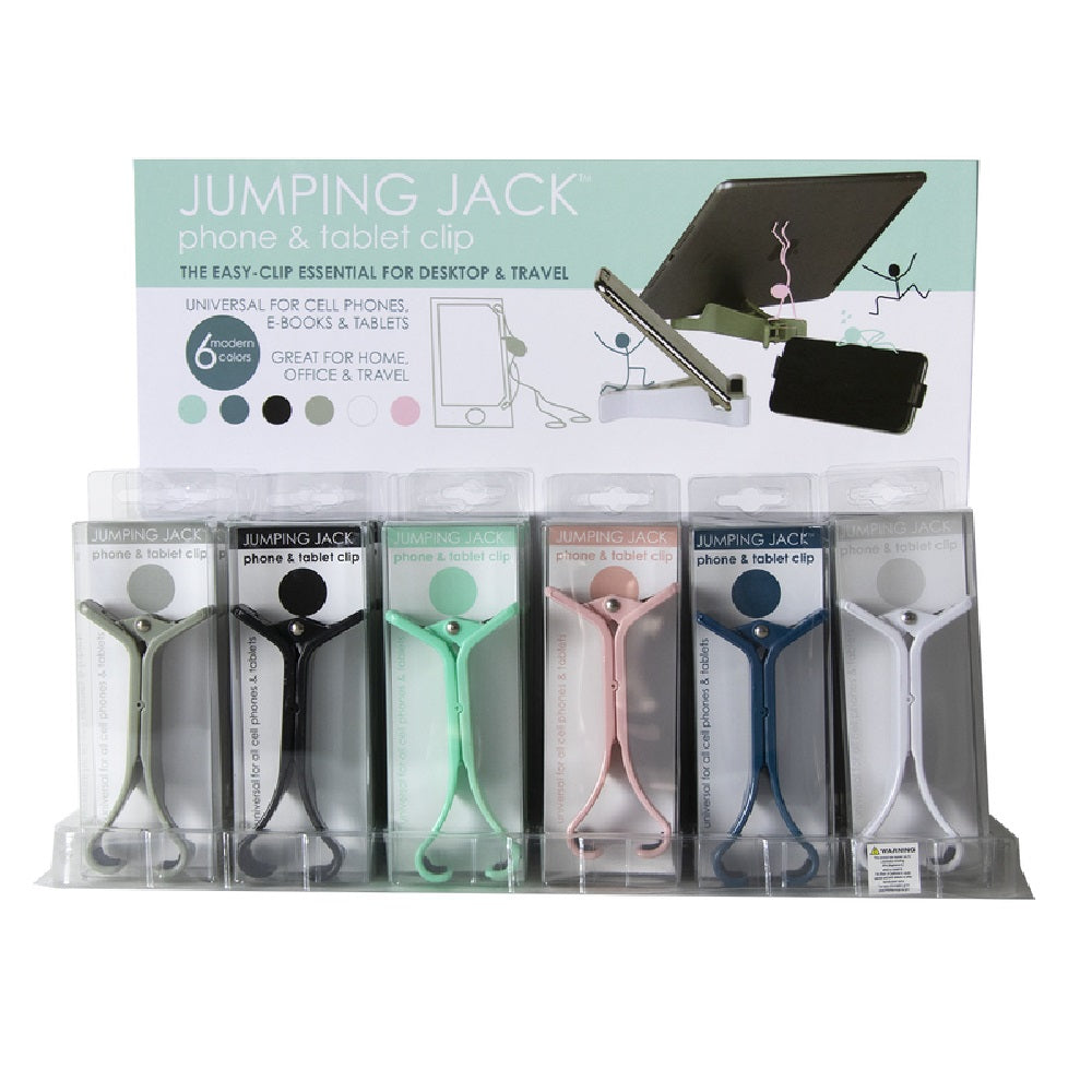 Jumping Jack JACK2-CLIP Phone/Tablet Clip, Assorted — LIfe and Home