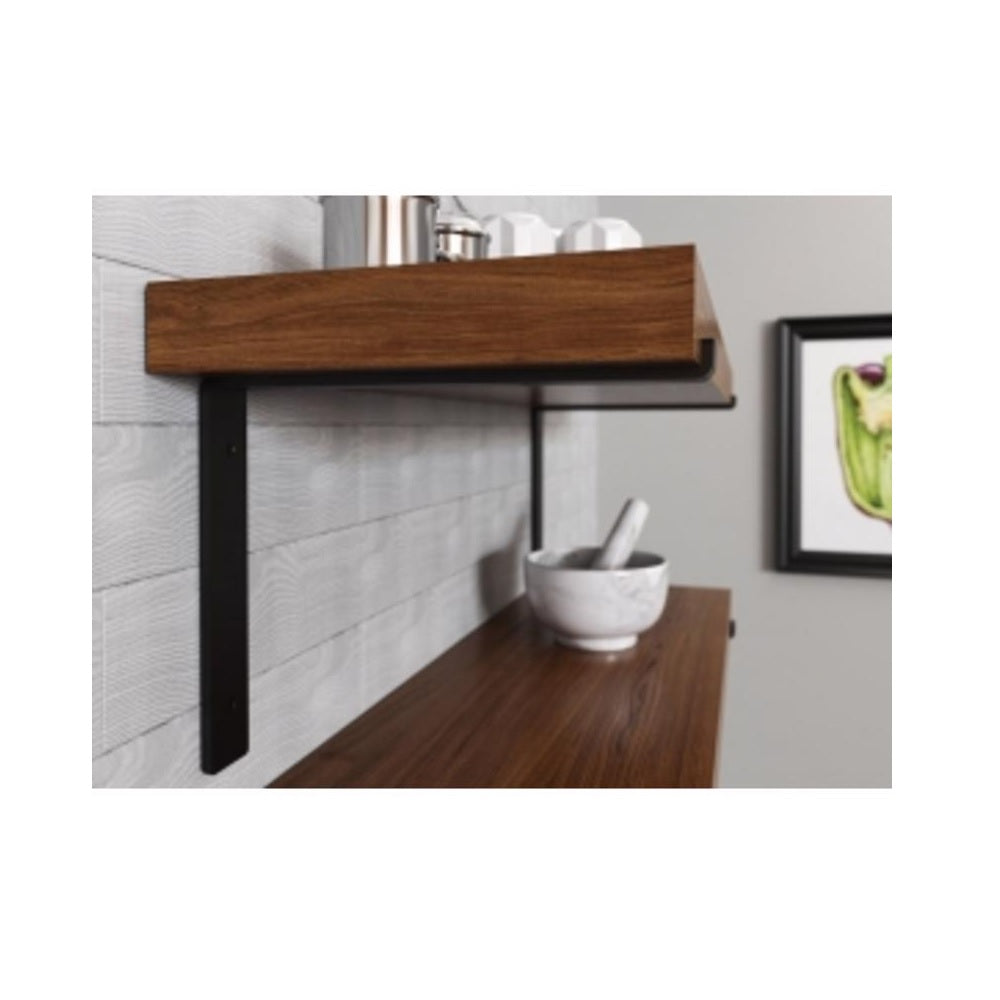 Knape & Vogt RP-201SL-10BK Shelf Bracket, Black, Steel — LIfe and Home