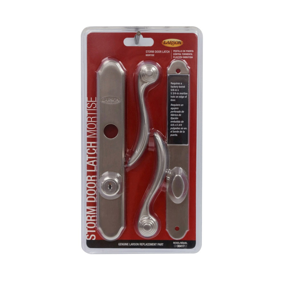 Larson CH3041701 Storm Door Mortise Latch, Zinc — LIfe and Home