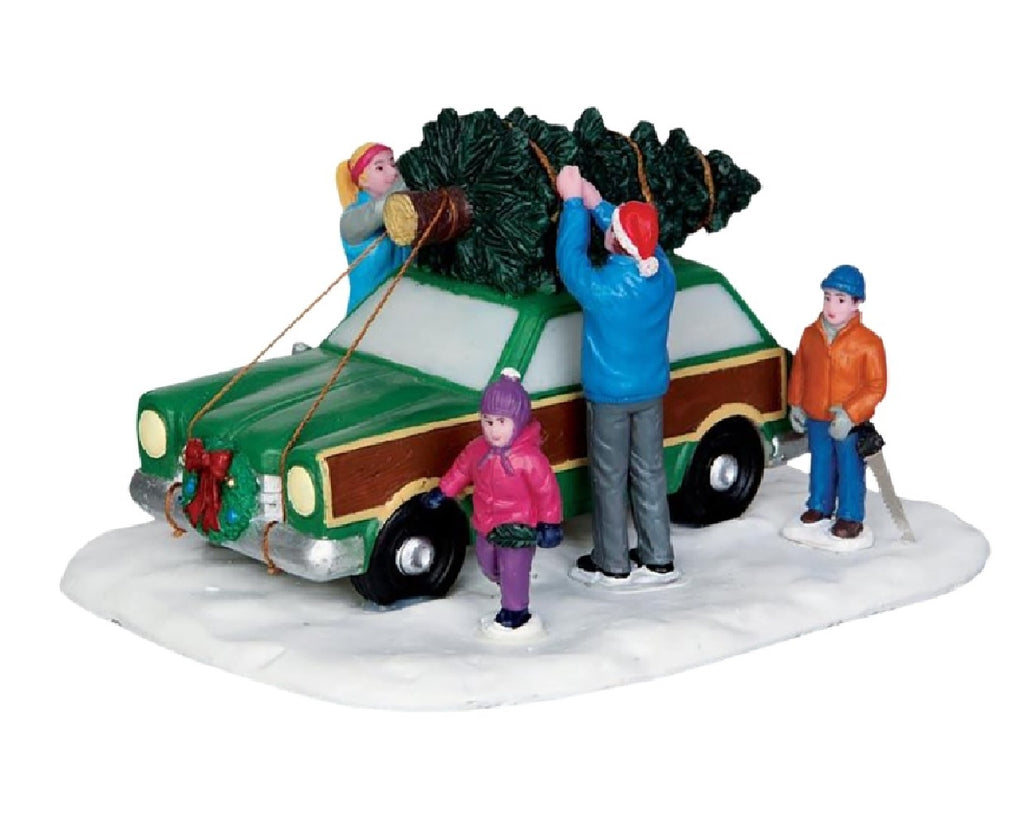 Lemax 43081 Christmas Tree Transport, Porcelain — LIfe and Home