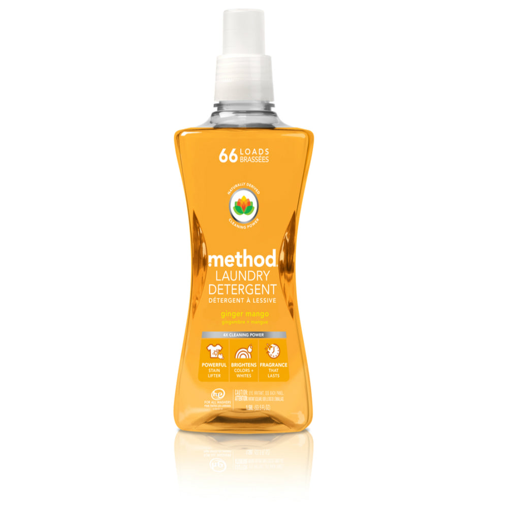 Method 14905 Liquid Laundry Detergent, Ginger Mango, 53.5 oz — LIfe and ...