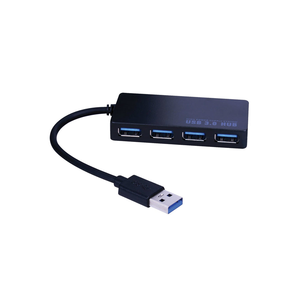 Monster JHIU0119 Just Hook It Up USB to Port Hub, Black — Life and Home