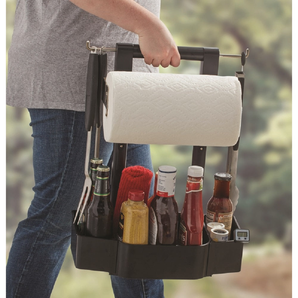 Mr. Bar-B-Q 40299Y Cooking Caddy, Plastic, Black — LIfe and Home