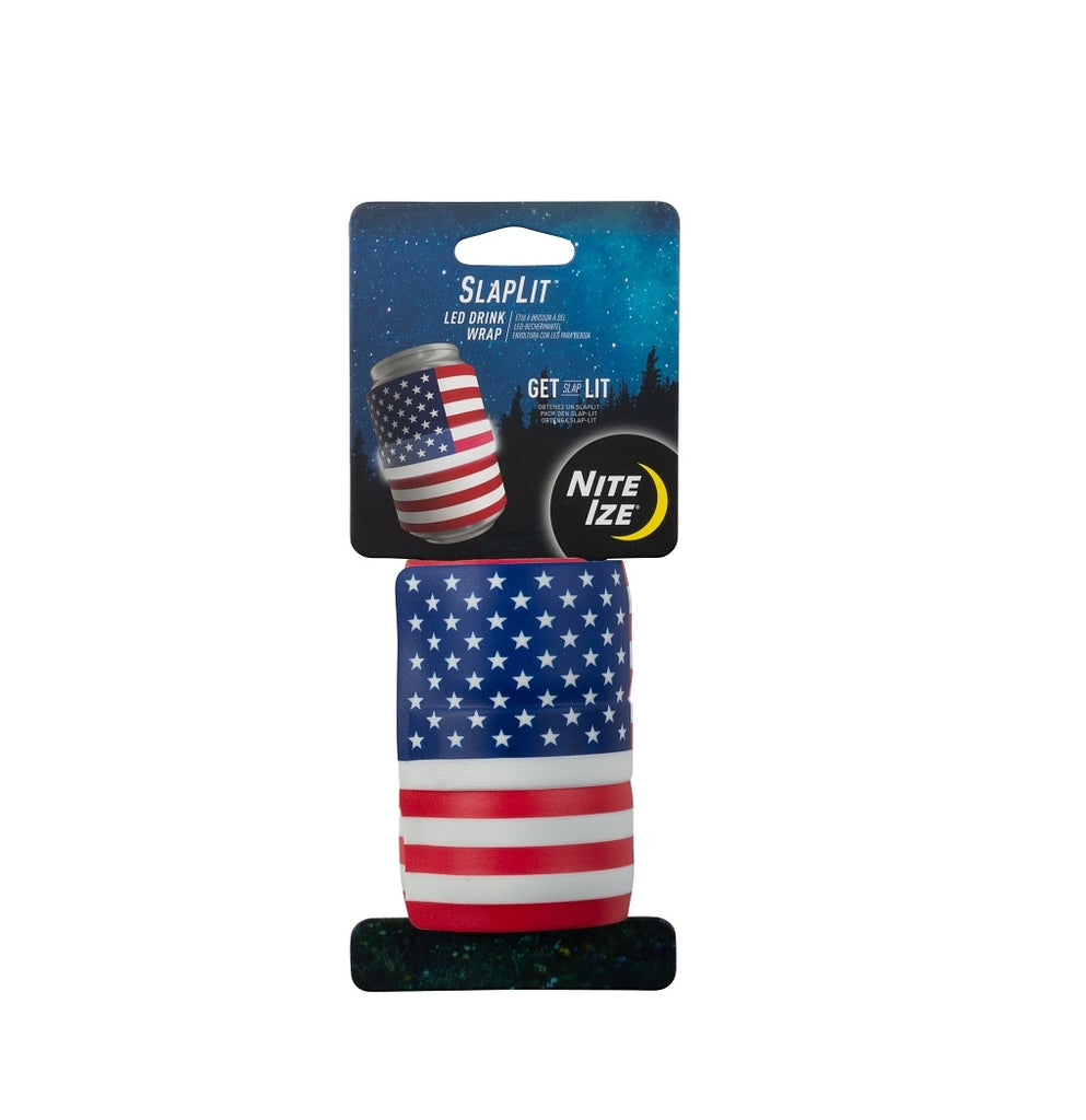 Nite Ize SLDW-USA-R3 SlapLit LED Drink Wrap, Rubber — LIfe and Home