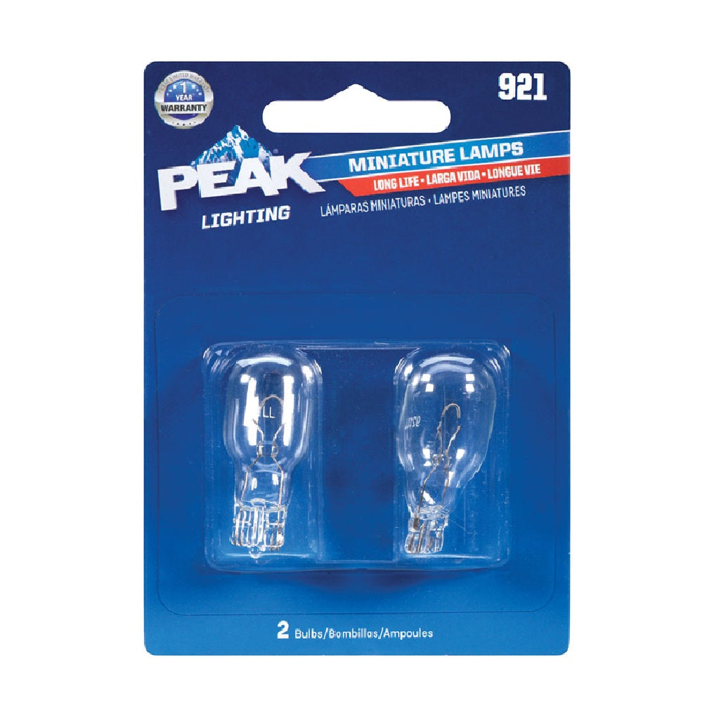 Peak 921LL-BPP Automotive Miniature Lamp, 12.8 V — LIfe and Home