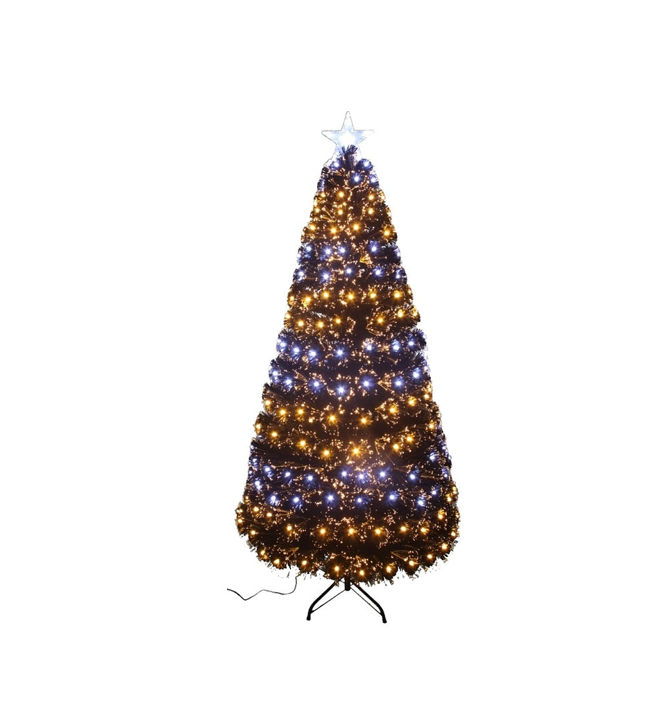 Santas Forest 54860 Fiber Optic Christmas Tree, White Light — LIfe and Home