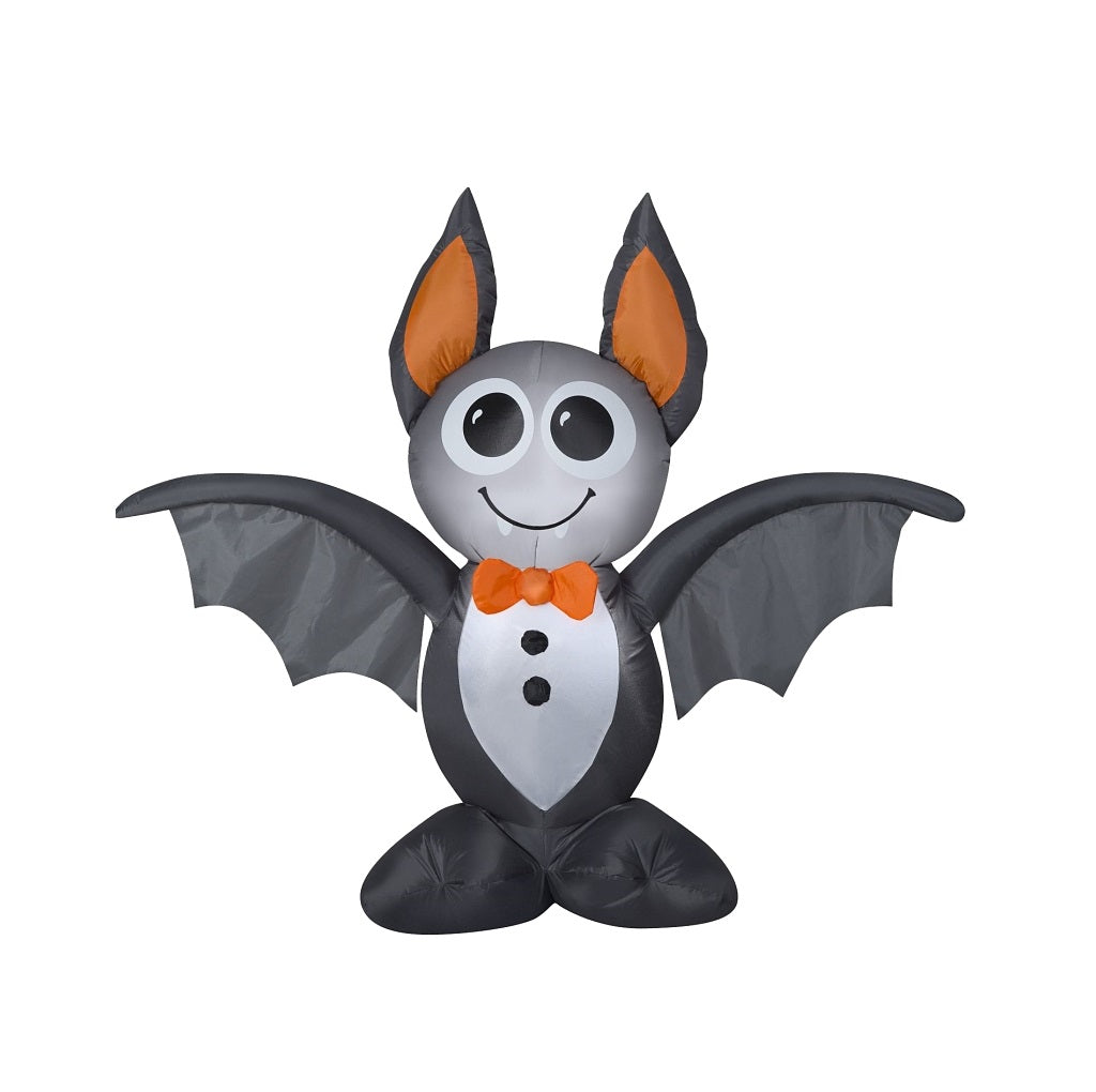 Santas Forest 90845 Inflatable Halloween Bat, Black/Orange, 4 Ft — LIfe ...