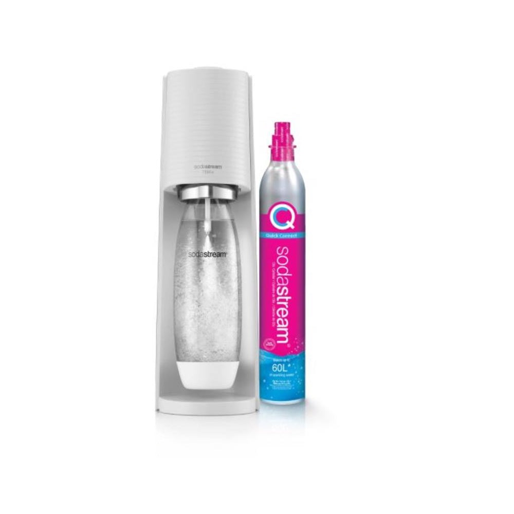SodaStream 1012811010 Terra Machine Starter Kit Soda Maker, White ...