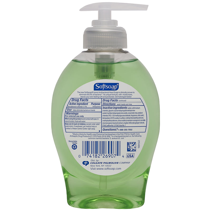 Softsoap 126907 Antibacterial Liquid Hand Soap, Fresh Citrus, 5.5 oz ...