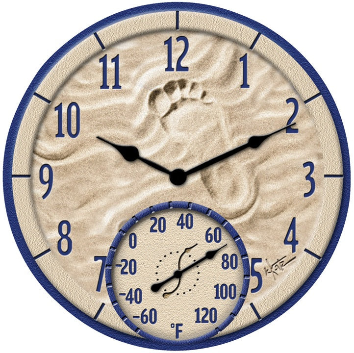 Wall Clock With Thermometer, low price, best outdoor cooking & grill ...