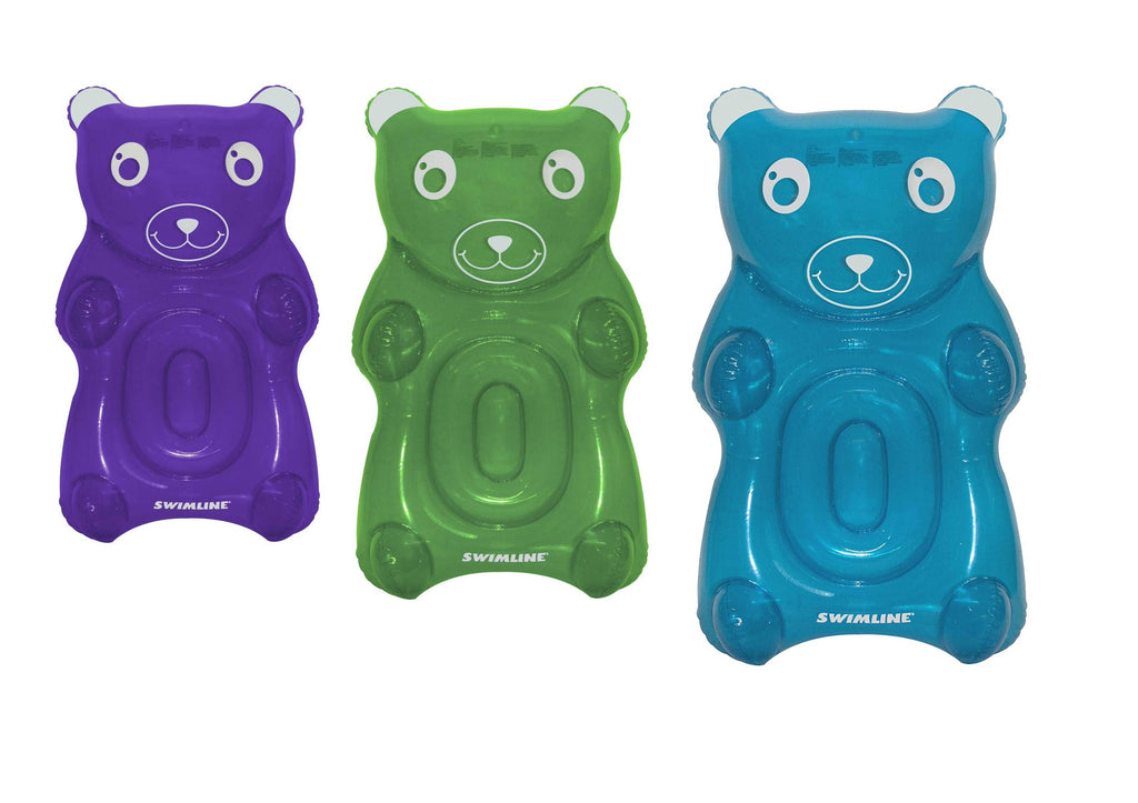 Swimline 90748 International Leisure Gummy Bear Pool Float, Assorted C ...