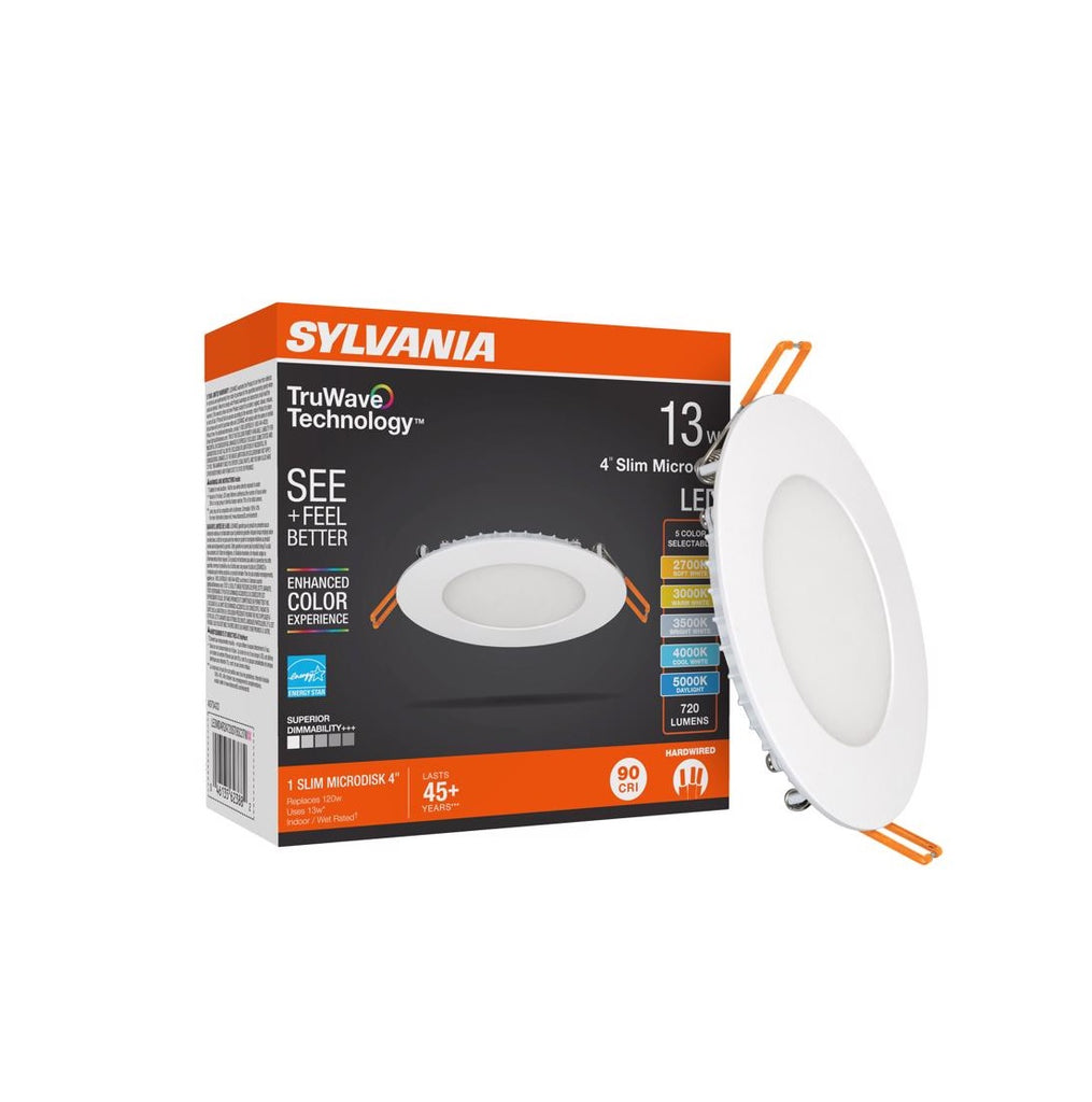 Sylvania 62388 TruWave LED Canless Recessed Downlight, White — LIfe and ...