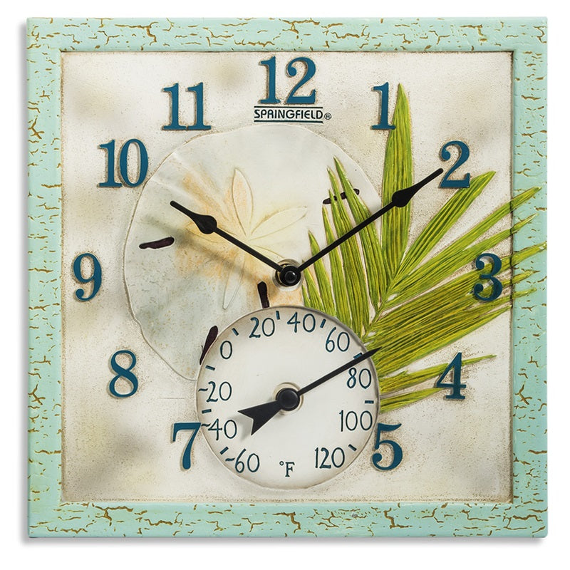 Springfield Clock with Thermometer on sale, outdoor living tools at low ...