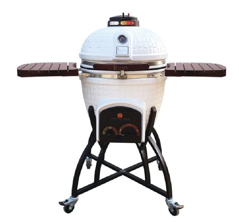 Ceramic Charcoal Grill With Cover, shop outdoor living tools at low ...