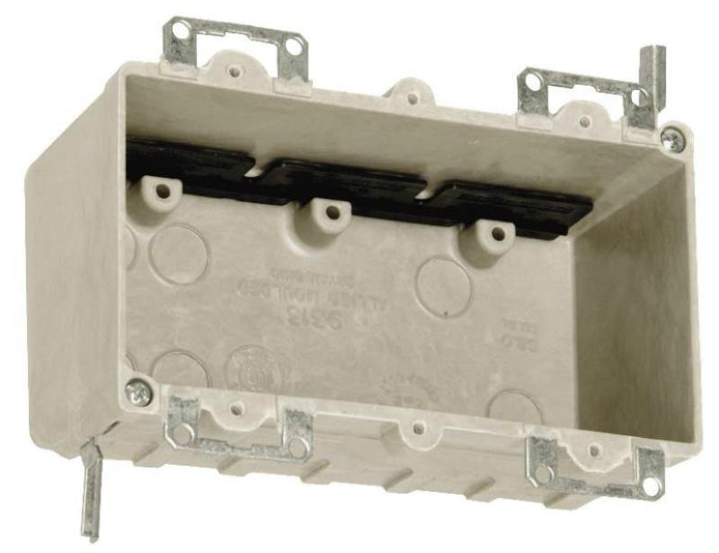 Old Work Fiberglass Switch Box, 3 Gang, low price, construction ...