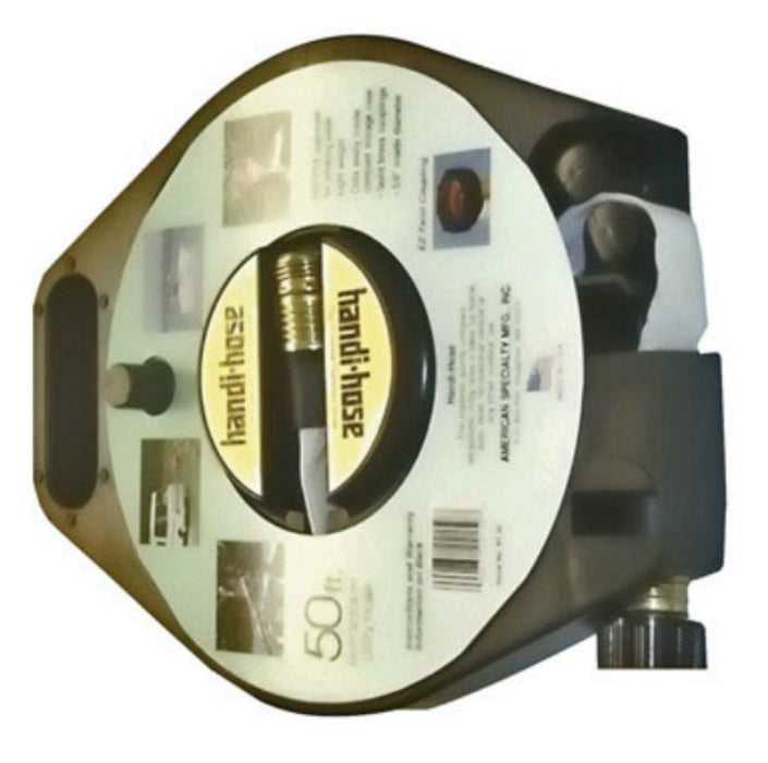 Swan RT-50 Handi Hose Hose And Reel, Polyurethane, White/Green, 5/8" x ...