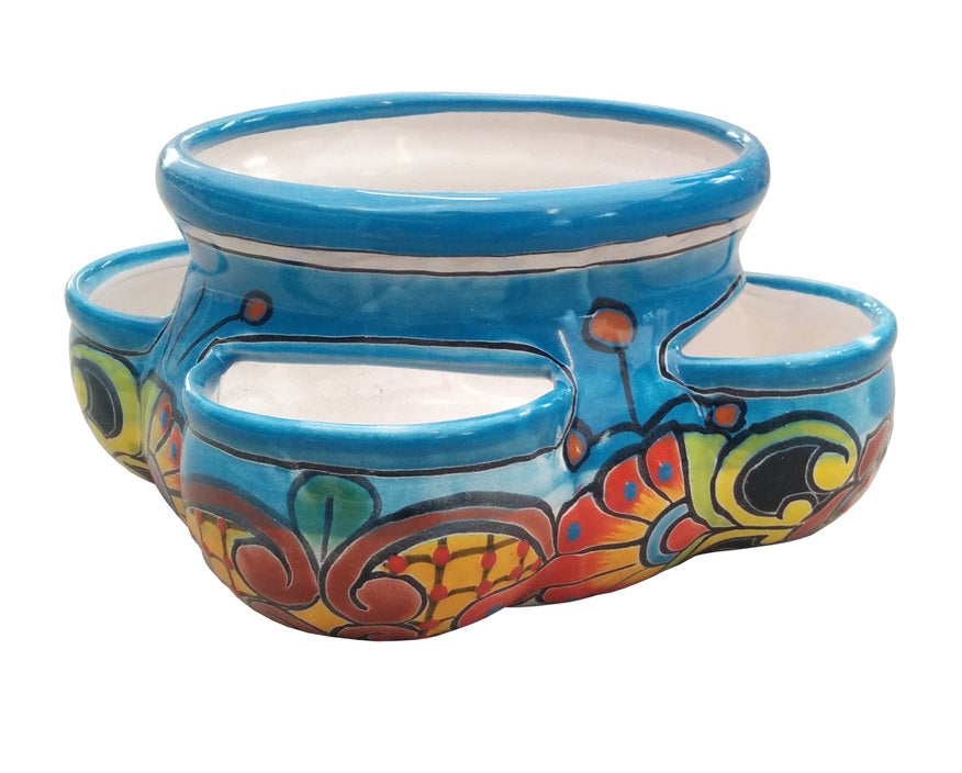 Talavera Pocket Planter, Ceramic, Multicolored, shop landscape edging ...