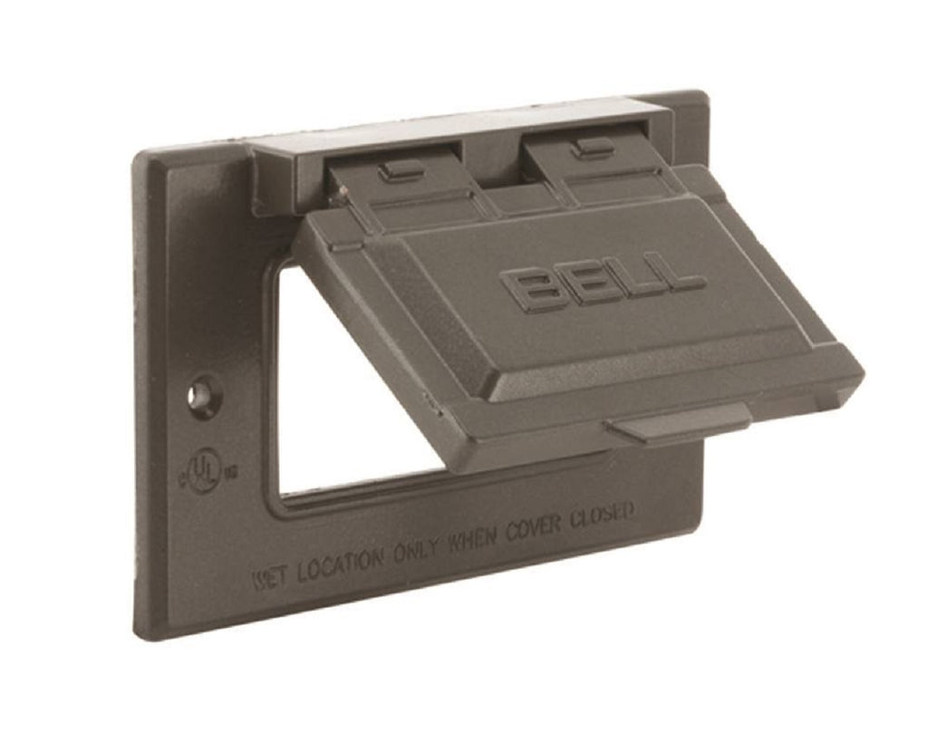 Horizontal GFCI Weatherproof Cover, 1 Gang, low price, hardware ...