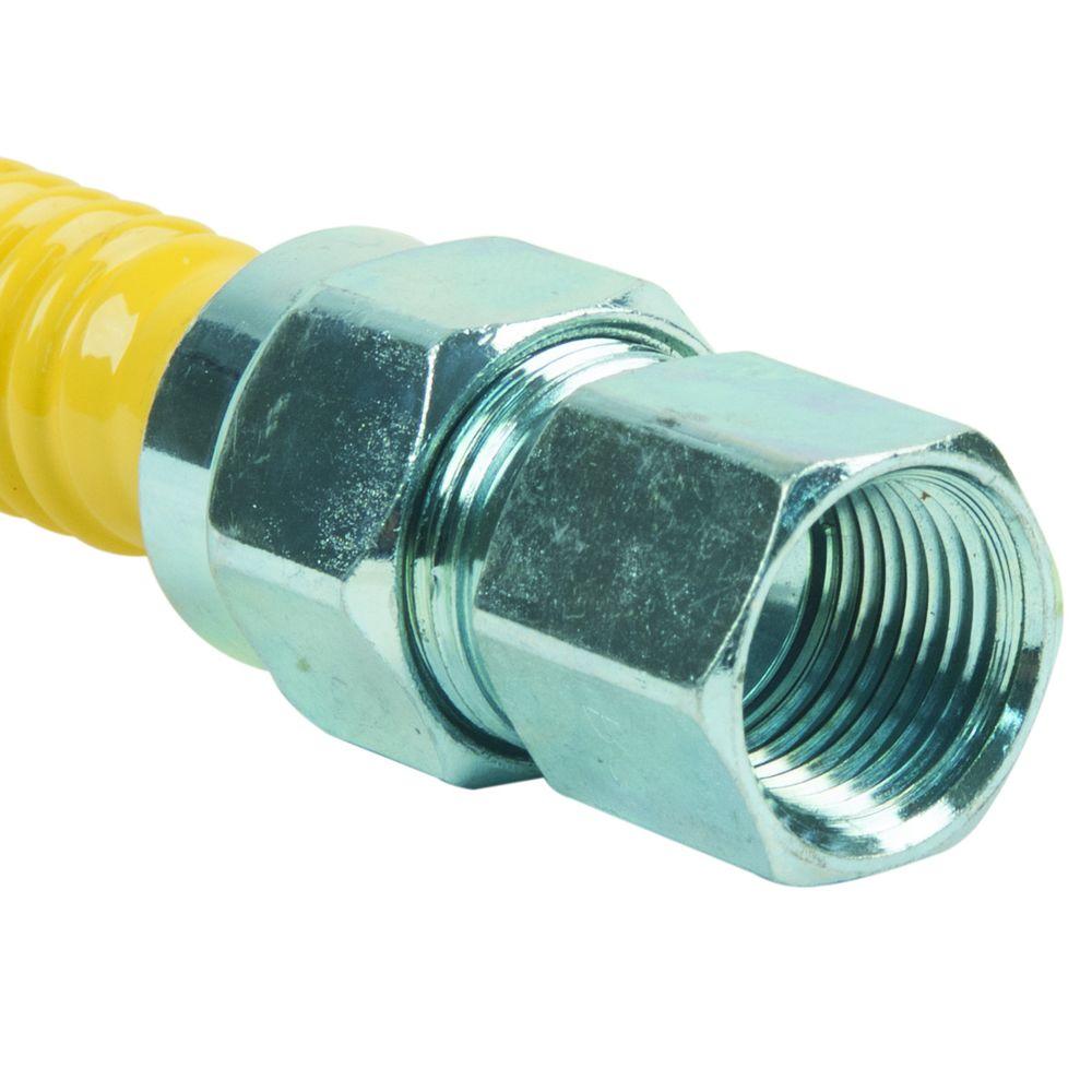 Brasscraft Coated Stainless Steel Gas Connector, 60", low price ...