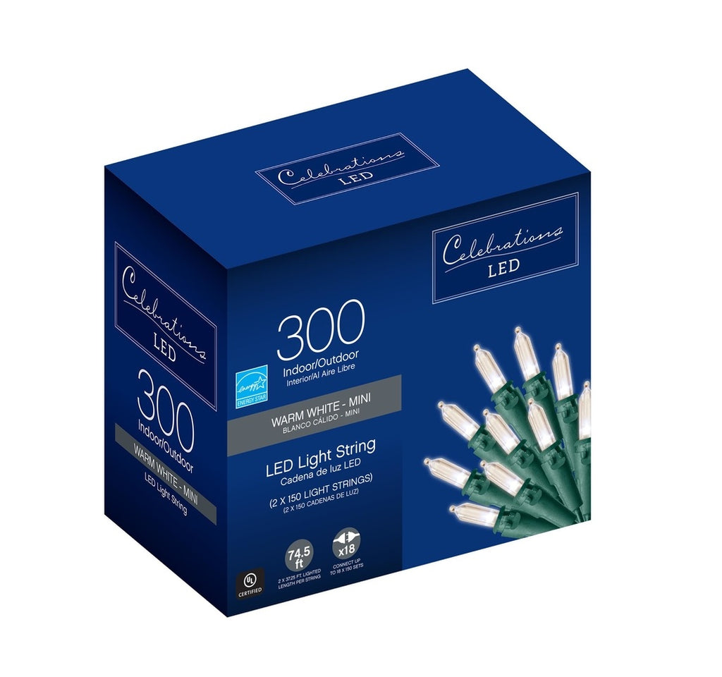 Christmas LED M5 Mini Light Set, Warm White, low price, holiday gift ...