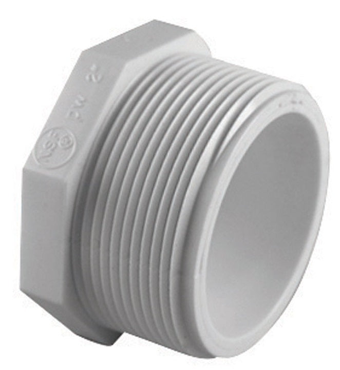 PVC Pipe Plug, White, shop plumbing goods & supplies at low price ...