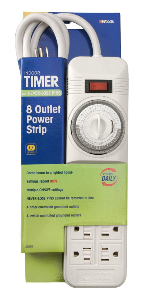 Buy Woods Indoor Timer Power Strip online, lowest price with discount ...