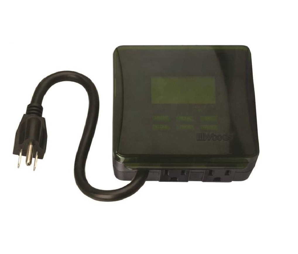 Coleman 50015 Outdoor 7 Day Heavy Duty Digital Timer, Black — LIfe and Home