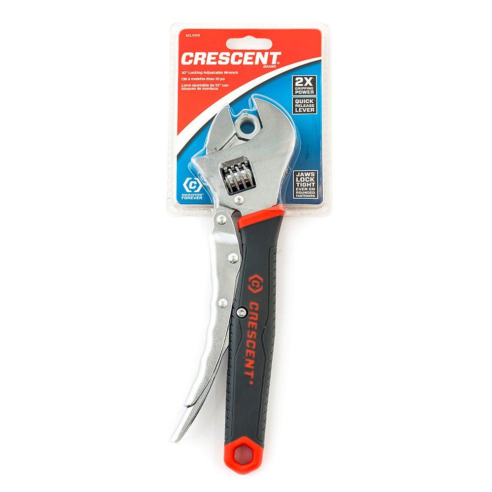 Crescent ACL10VS Locking Adjustable Wrench, 10" — LIfe and Home
