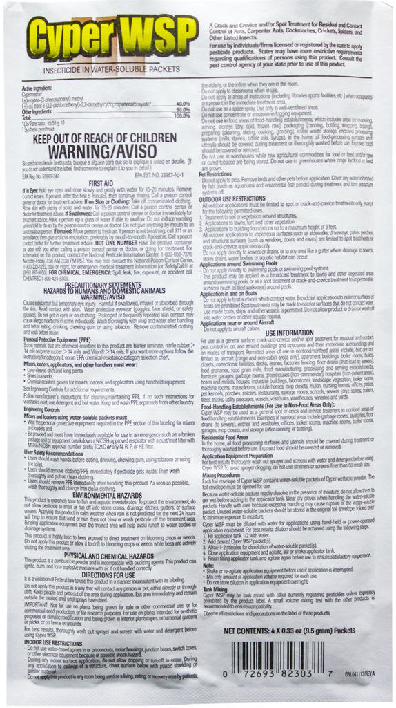 Cyper WSP Insecticide, low price, lawn & plant equipments for sale ...