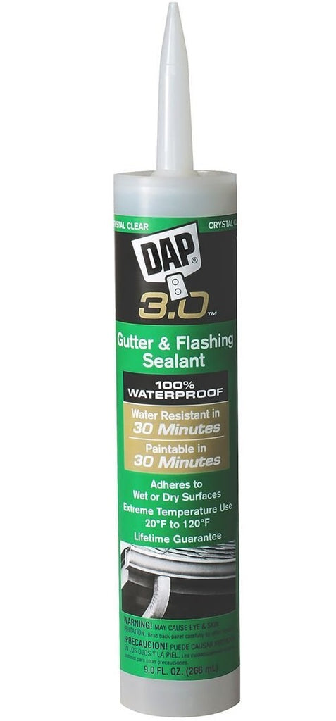 High Performance Gutter and Flashing Sealant, Crystal Clear, low price ...