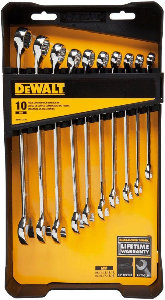 DeWalt DWMT72166 Metric Combination Wrench Set, 10 Piece — LIfe and Home