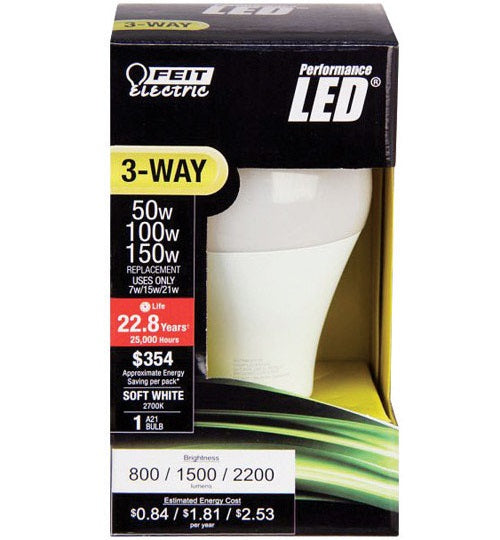 FEIT Electric Performance LED Light Bulb, 120 Volts, low price, best ...