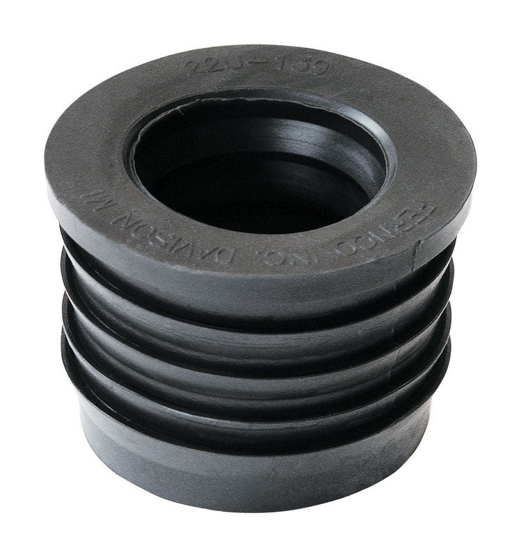 Schedule 40 Compression Reducing Donuts, PVC, Black on sale, plumbing ...