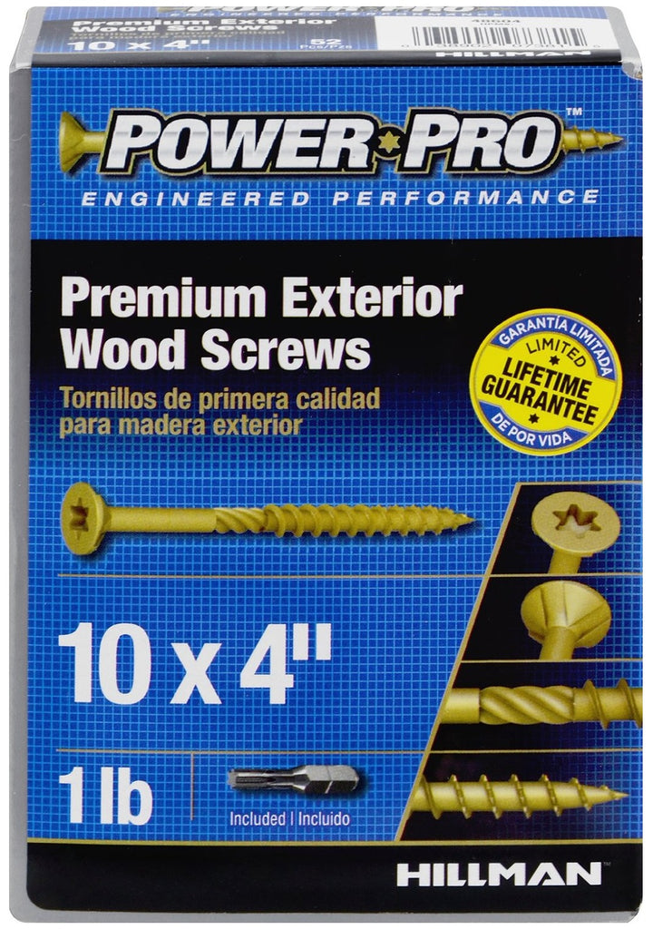 Power Pro Exterior All Purpose Screw, shop construction hardware ...