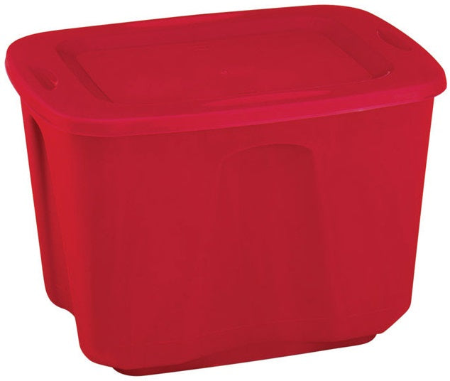 Plastic Storage Tote, Red on sale, storage & organizers supplies at low ...