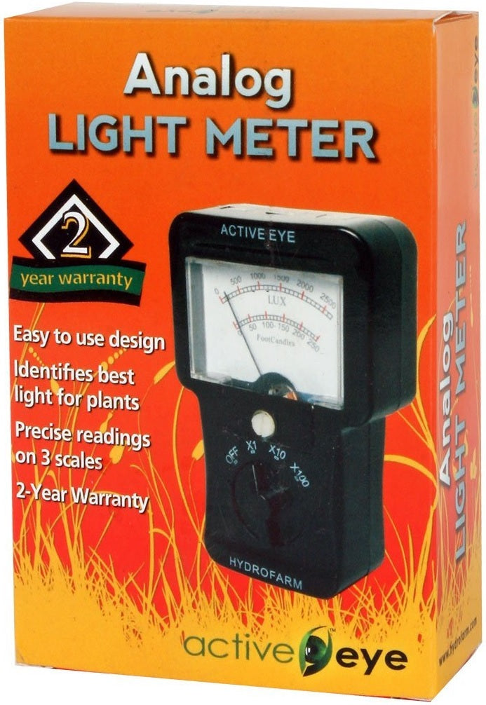 Hydrofarm LG17000 Analog Light Meter, low price, lawn & plant ...
