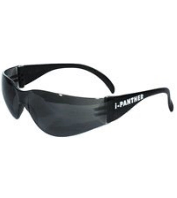 Imperial I-Panther Safety Glasses With Black Frame & Gray Lens, Per ...