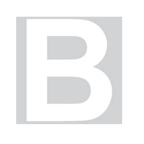 Fleet Letter B, 2", White Decal on sale, building hardware equipments ...