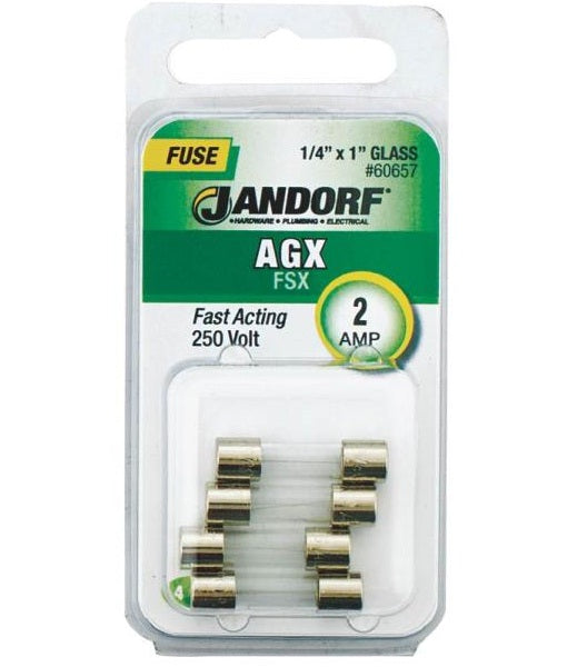 AGX Glass Tube Fuse, 2 Amp, low price, best hardware electrical ...