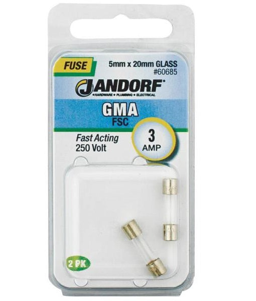GMA Glass Tube Fuse, 3 Amp, low price, professional electrical tools ...