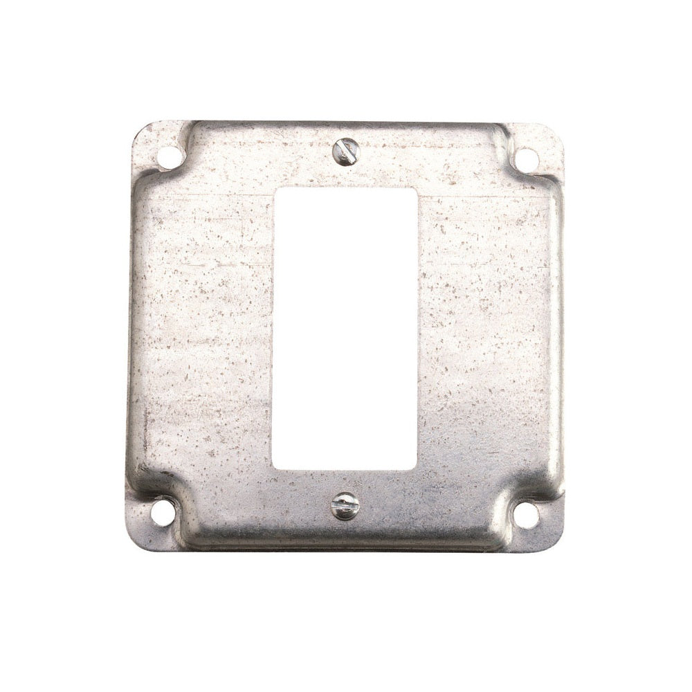 Steel City RS 16 CC Square Outlet Box Cover, Steel, 4 Inch — LIfe and Home