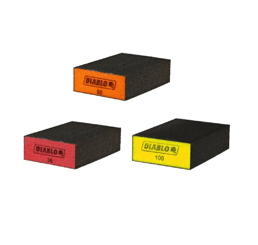 Diablo DFBBLOCAST03G Flat Edge Sanding Block, Aluminum Oxide — LIfe and ...