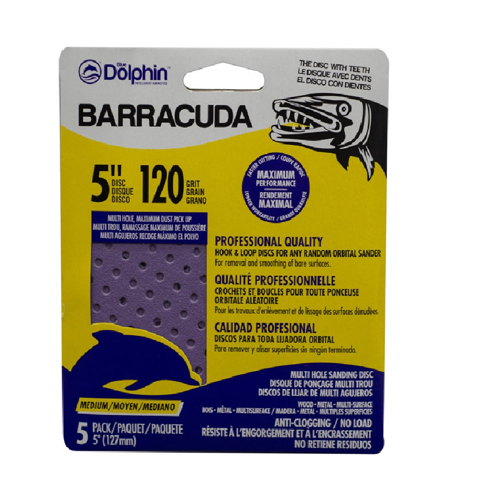 Blue Dolphin SP NL5M5 120 Barracuda Sanding Disc — LIfe and Home